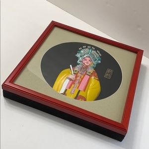 Wall Decor | Chinese Shadow Box Depicts The Wife Of Prince Guo | Poshmark